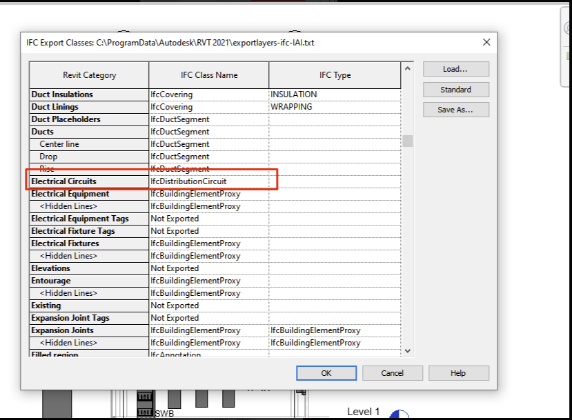 Solved: Electrical Circuits IFC export from Revit - Autodesk Community