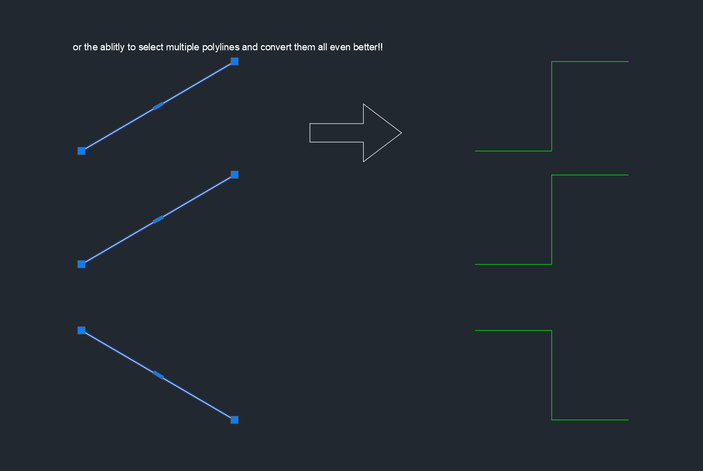 Solved: Help with LISP - convert diagonal polyline to zig-zag polyline ...