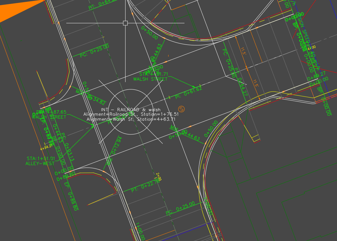 Solved: Intersection w/o labeling - Autodesk Community