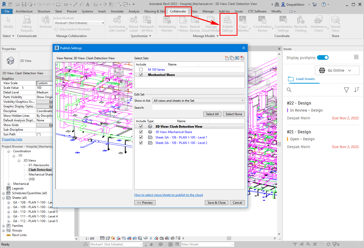 Deselecting Revit Elements from Automated Clash Checks in Model ...