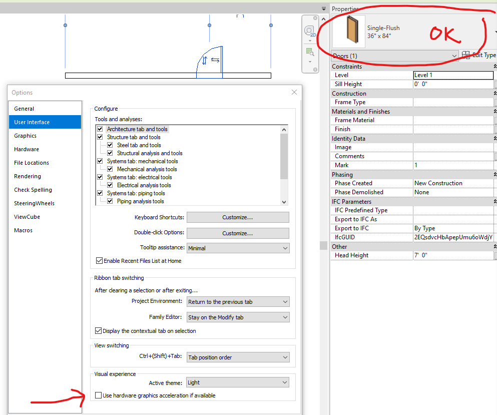 Revit 2023 bug - type selector drop-down get stuck on any door ...