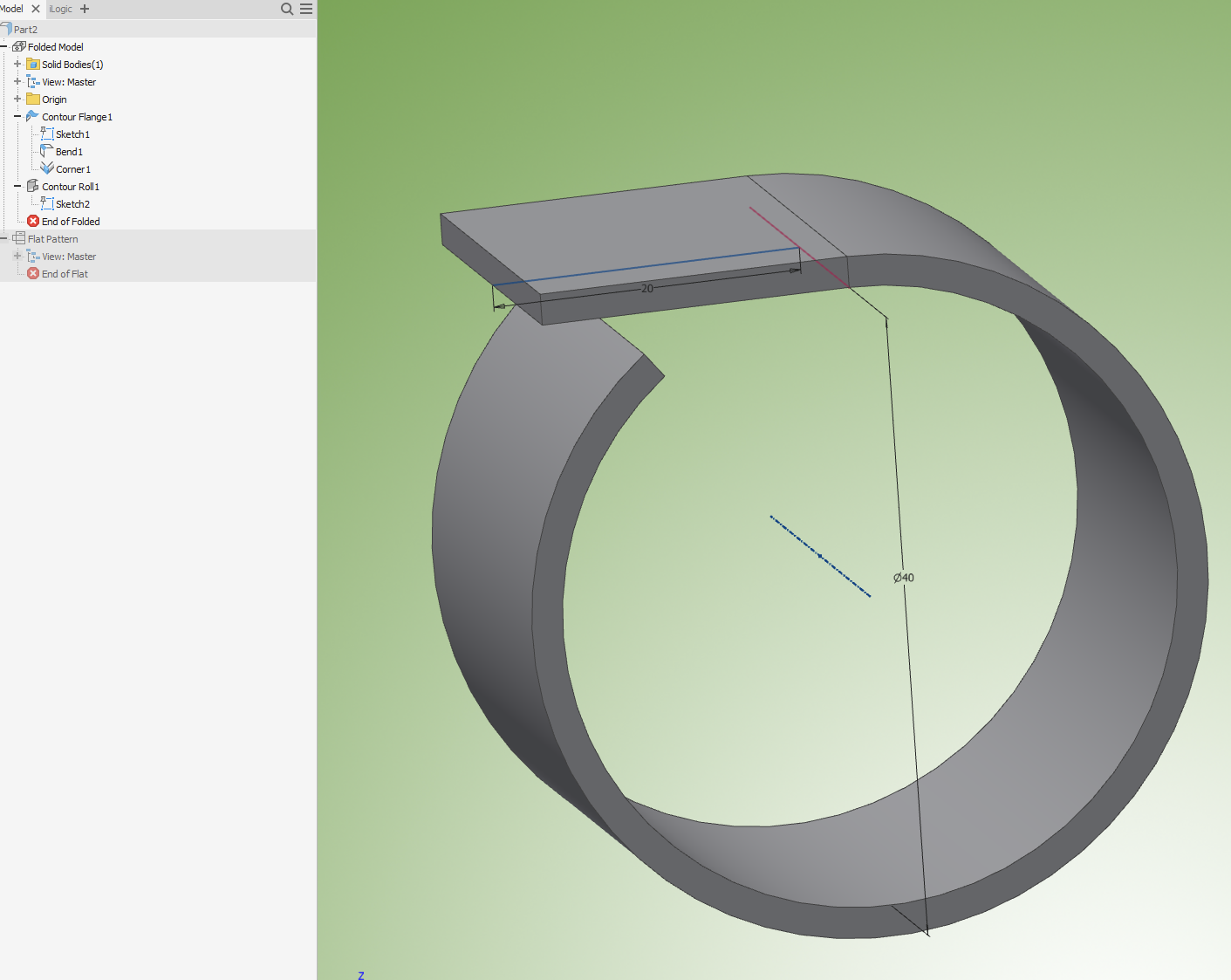 Sheet metal contour roll - Autodesk Community