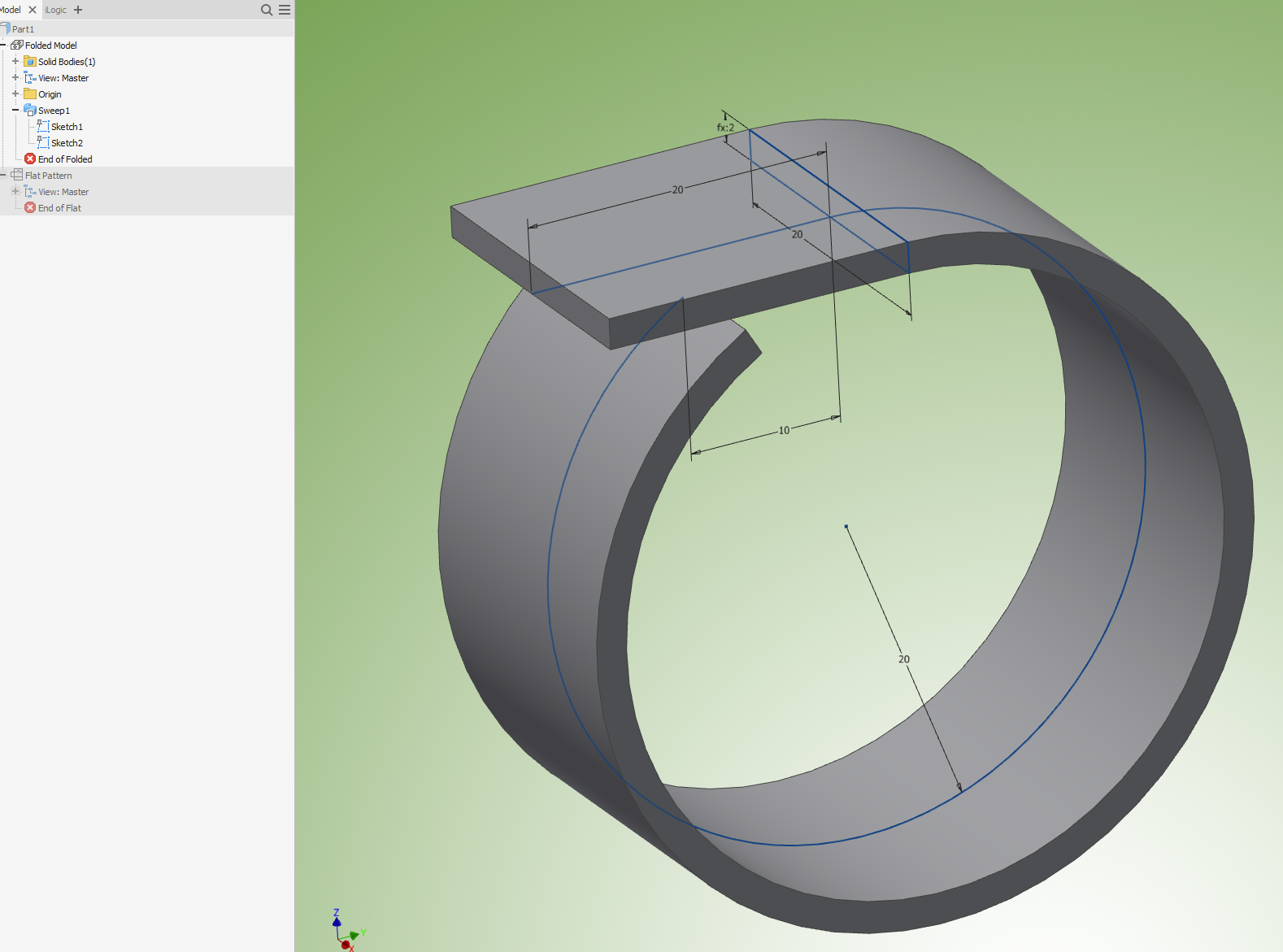 Sheet metal contour roll - Autodesk Community