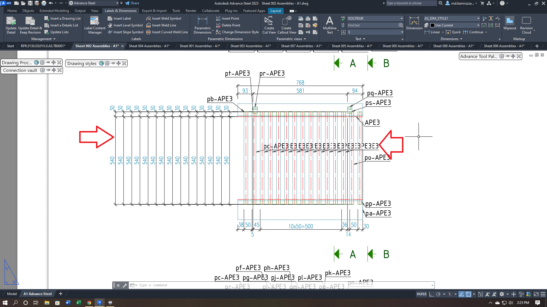 Multiple dimension and multiple name .. - Autodesk Community