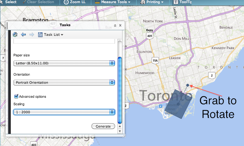 How to rotate the map for printing purposes? - Autodesk Community