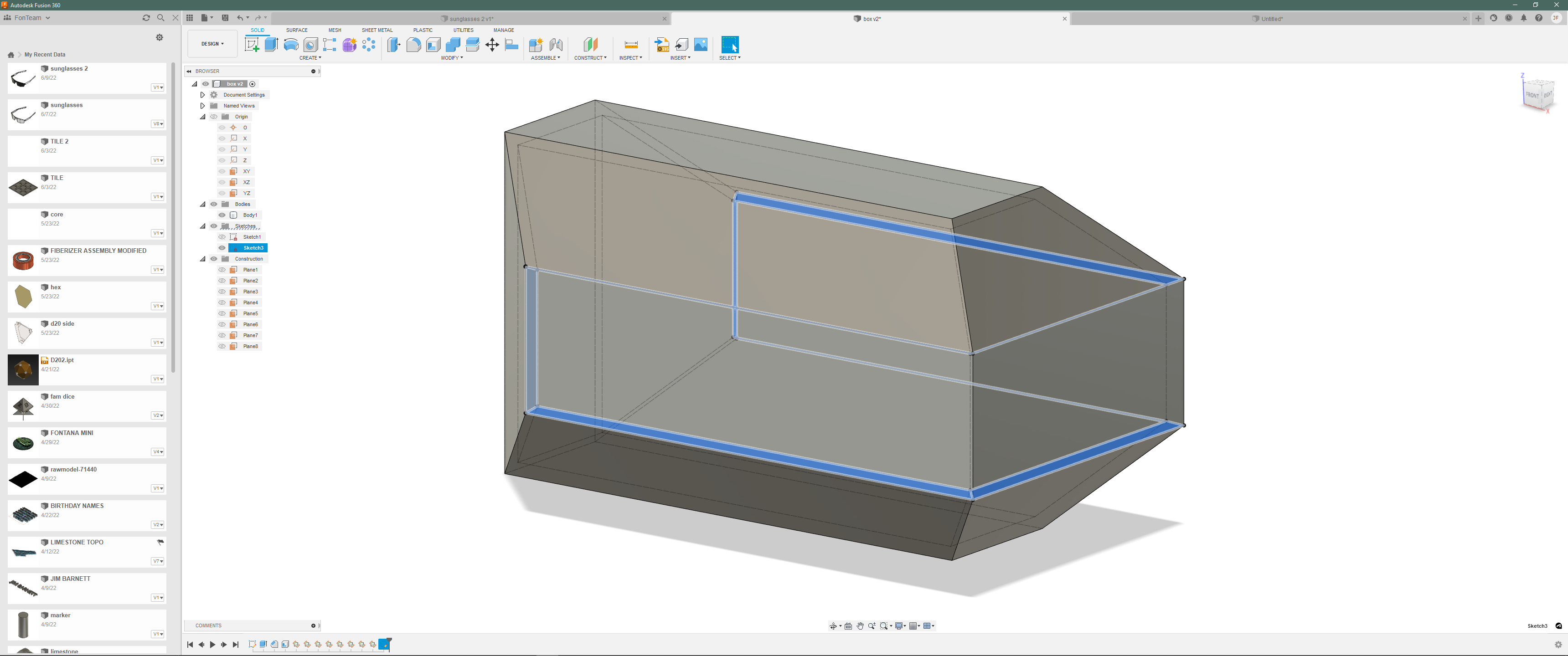 Solved: Splitting a body using multiple faces/patches/closed loops? - Autodesk Community