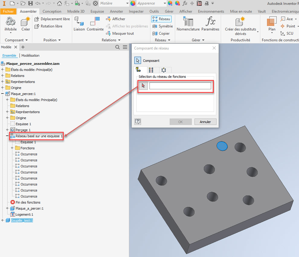 Component Pattern based on an Assembly Feature Pattern - Autodesk Community
