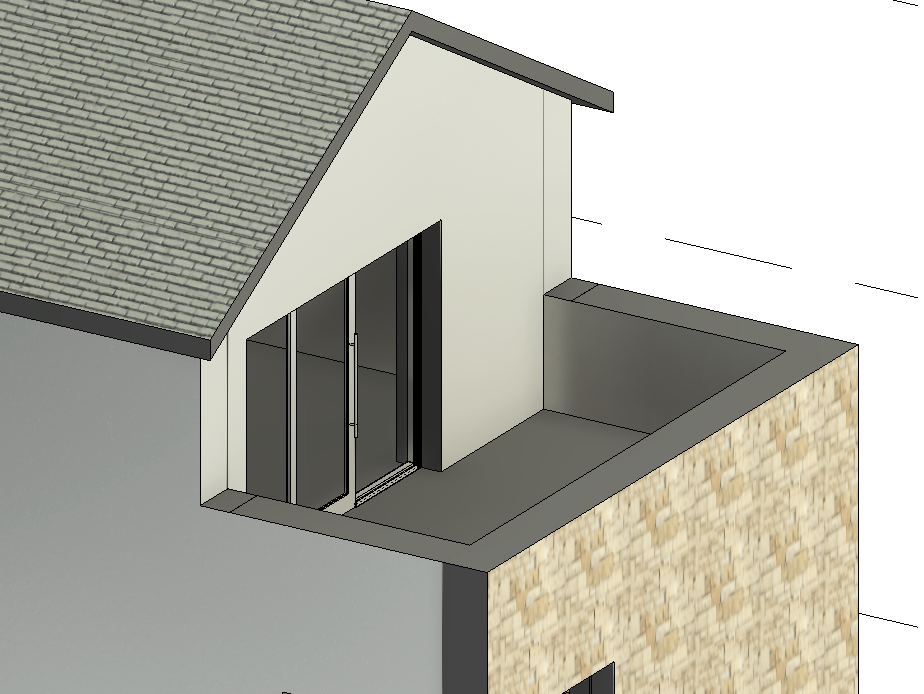 Solved: Roof Overhang Connecting to Roof below - Autodesk Community