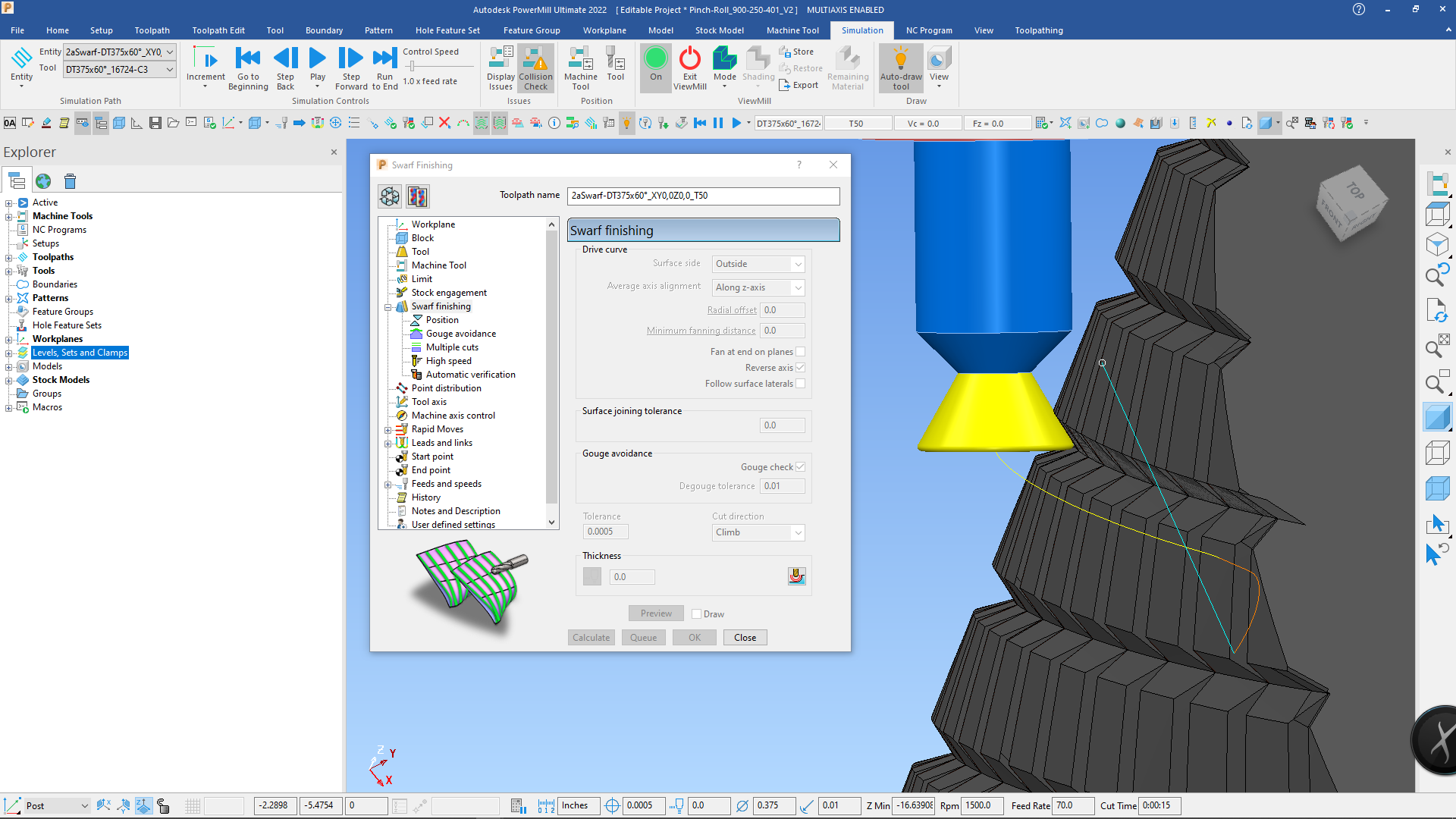 Solved: 45 degree reverse chamfer on radial surface - Autodesk Community