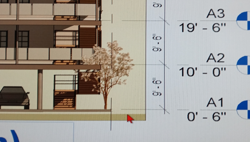 Grade line in elevation view - Autodesk Community