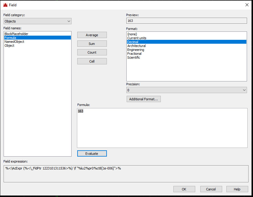 Solved: Field formula - Autodesk Community