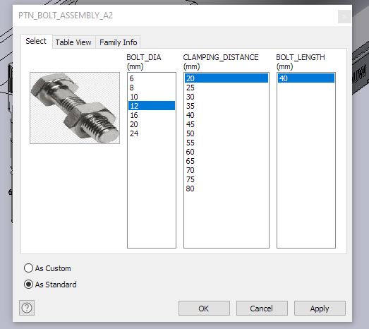 Inventor Bolt List - Autodesk Community
