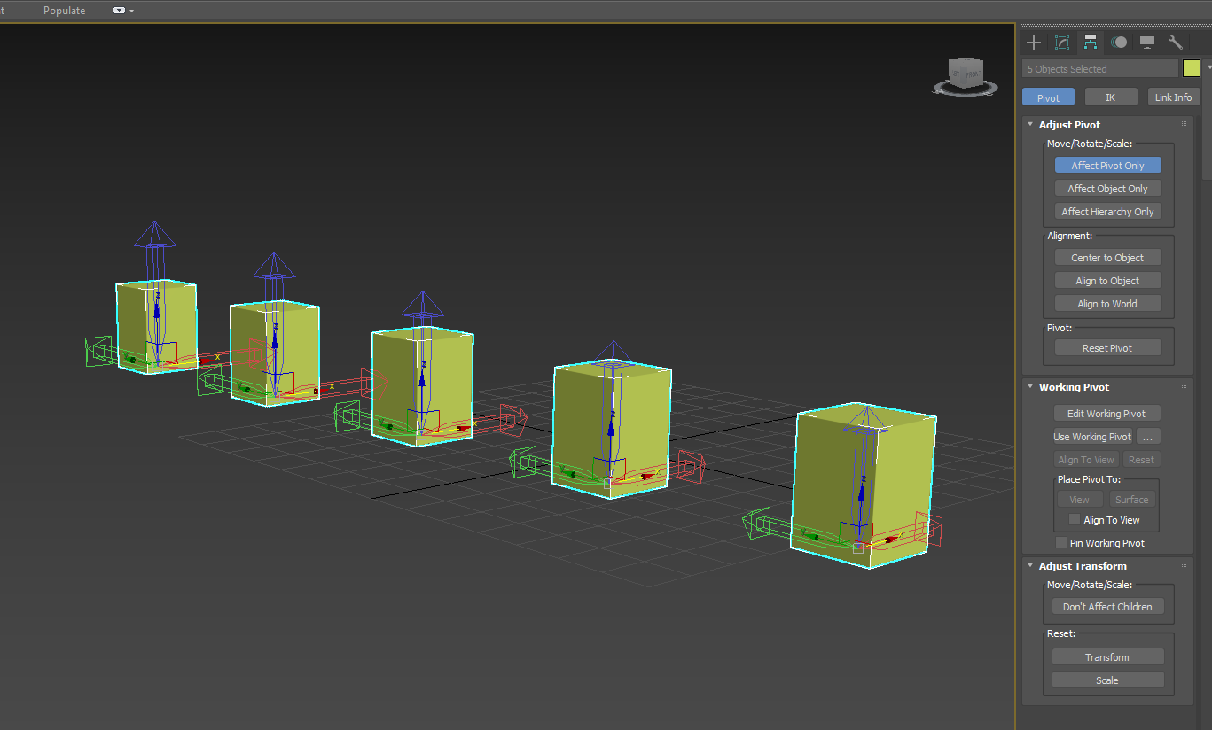 How to quickly move multiple gizmo? - Autodesk Community