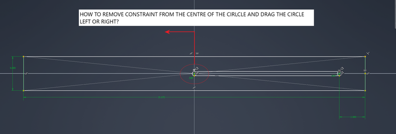 Solved: Remove constraint of circle in 2D sketch - Autodesk Community