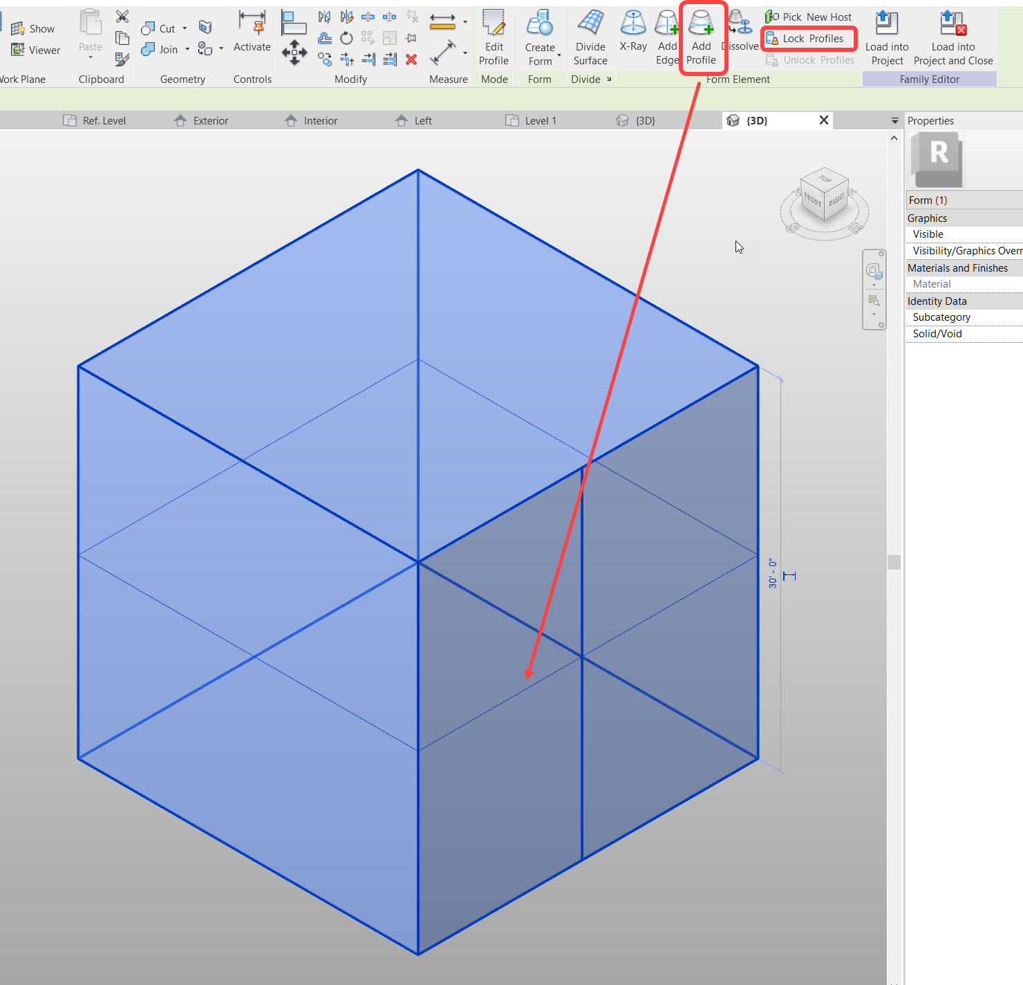 Splitting mass form face to 2 surfaces - Autodesk Community