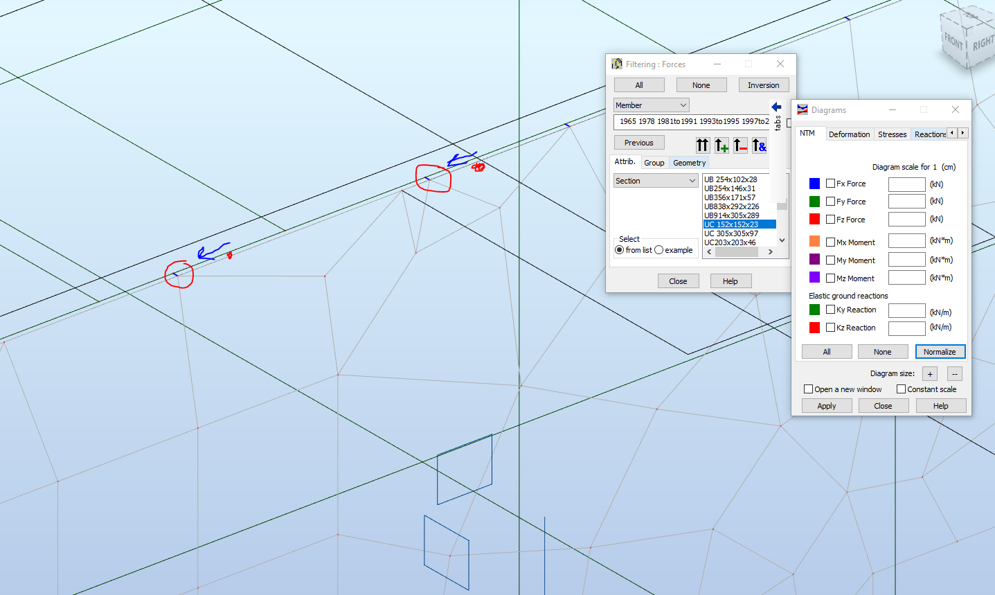 Solved: Manually adjusting mesh causes steel verification issues ...