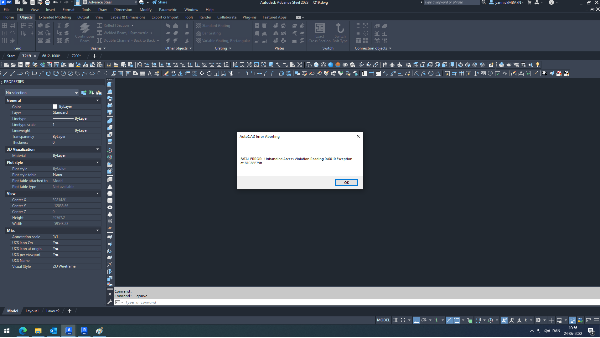 Solved: AS2023 *sometimes* crashes on switching from 2D dwg to model - Autodesk Community