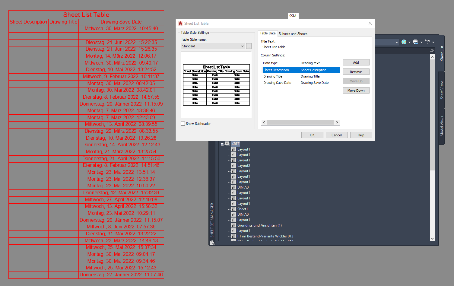 Sheet list table file name - Autodesk Community