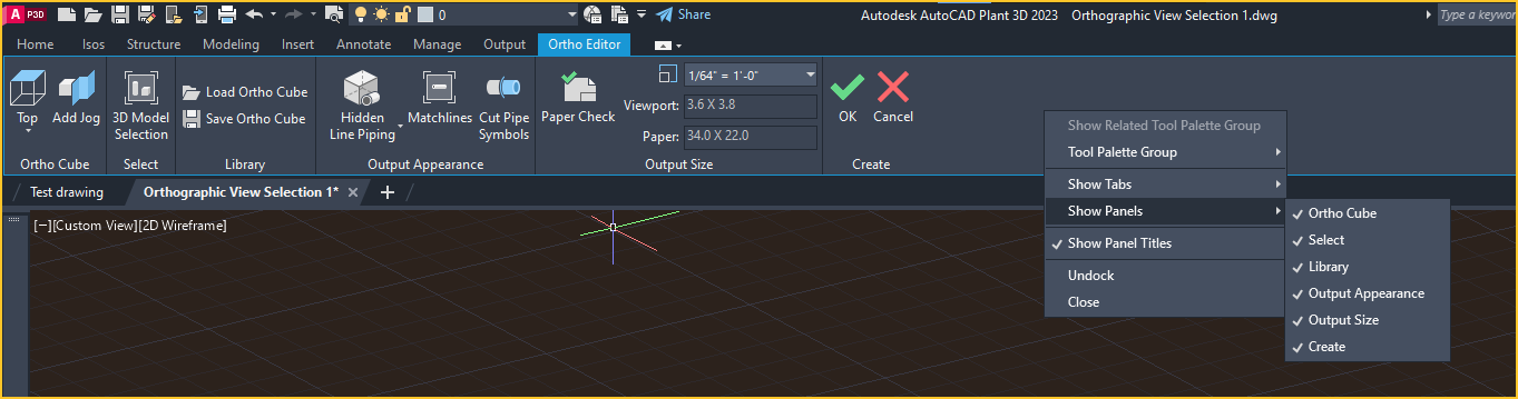 Solved: Location of "Location Offset panel" on Ortho Editor context tab? - Autodesk Community