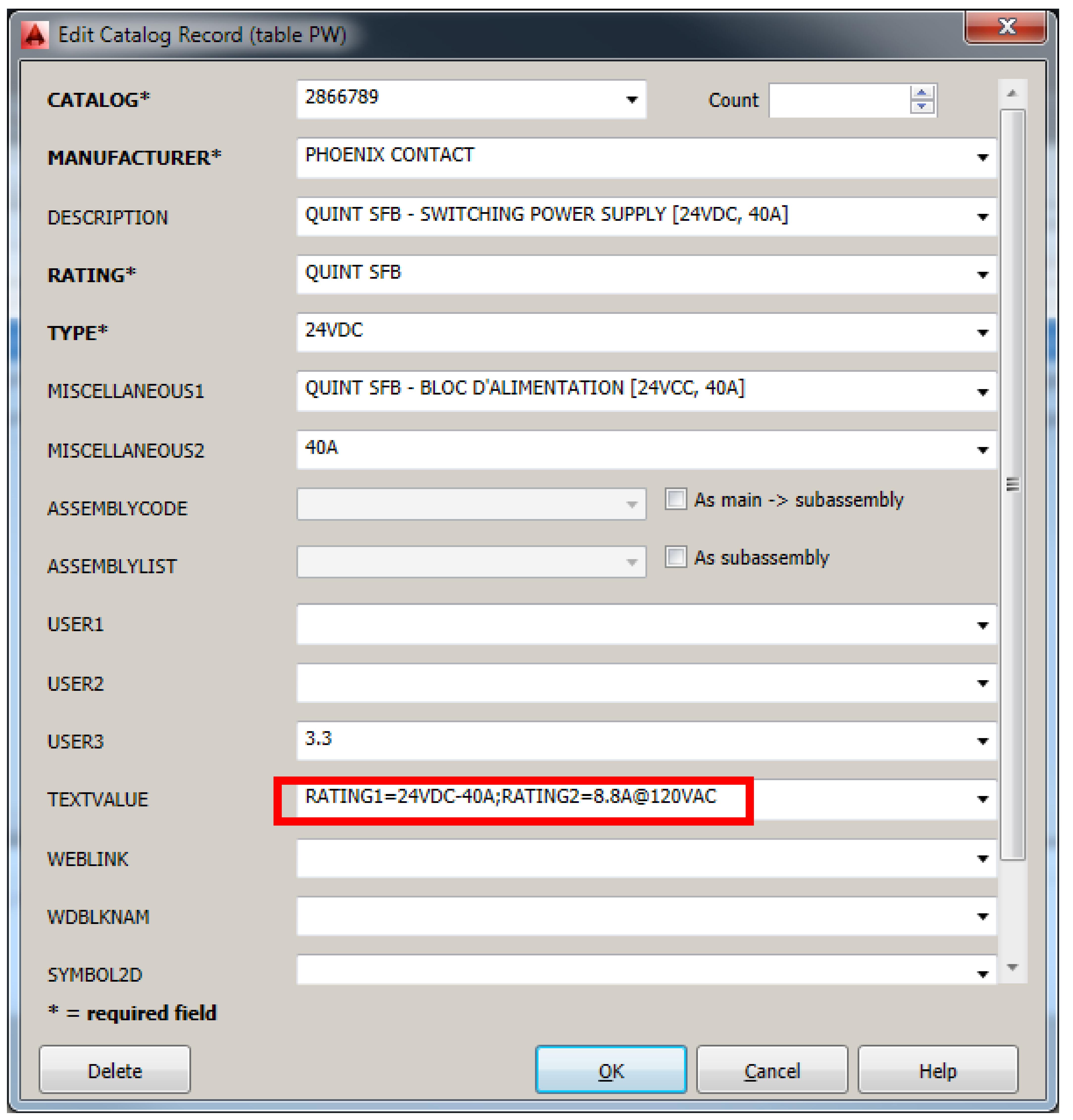 Solved: Custom Ratings - Autodesk Community