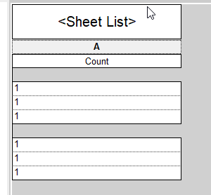 Solved: Sheet index Schedule total count - Autodesk Community