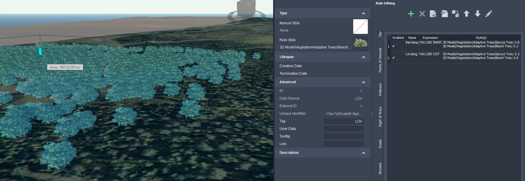 Solved: Import polygon .SHP/.SDF and place random stand of trees in ...