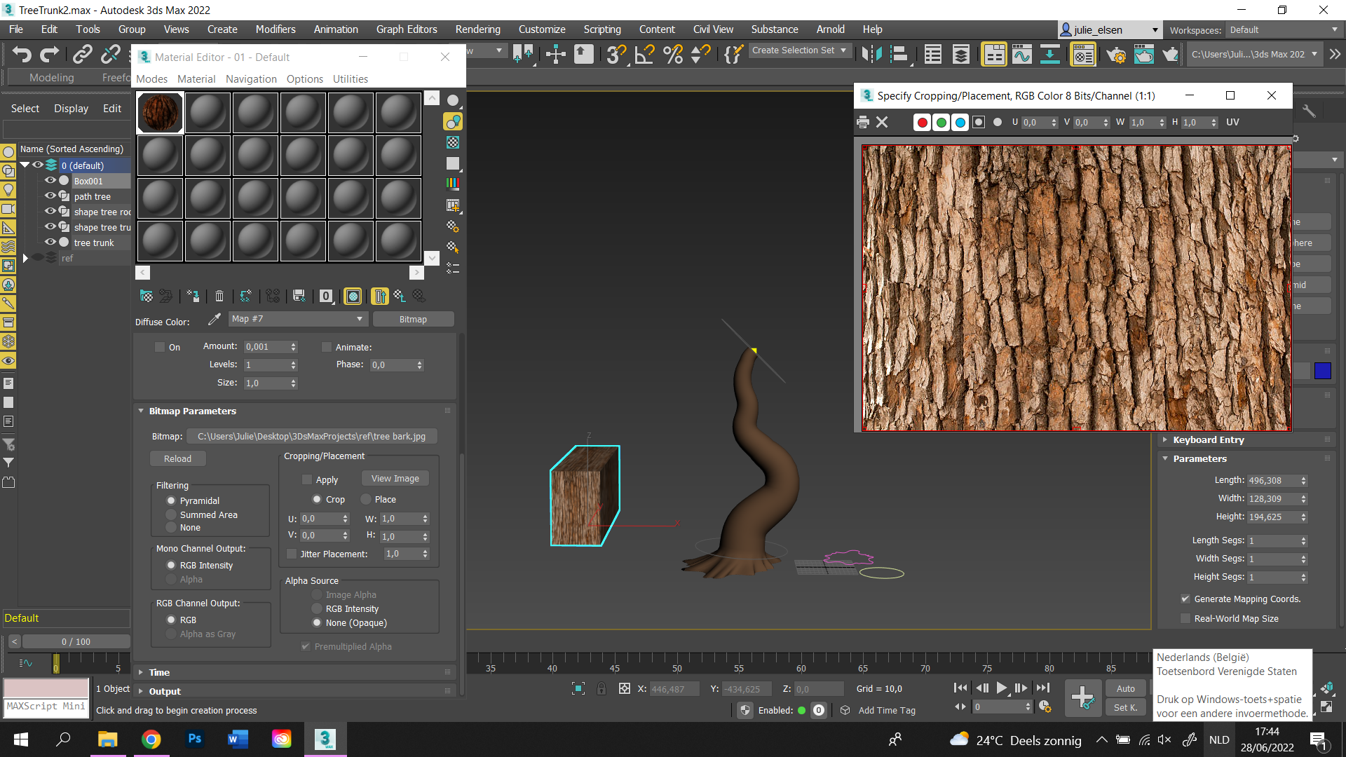 Solved: textures on a loft object - Autodesk Community