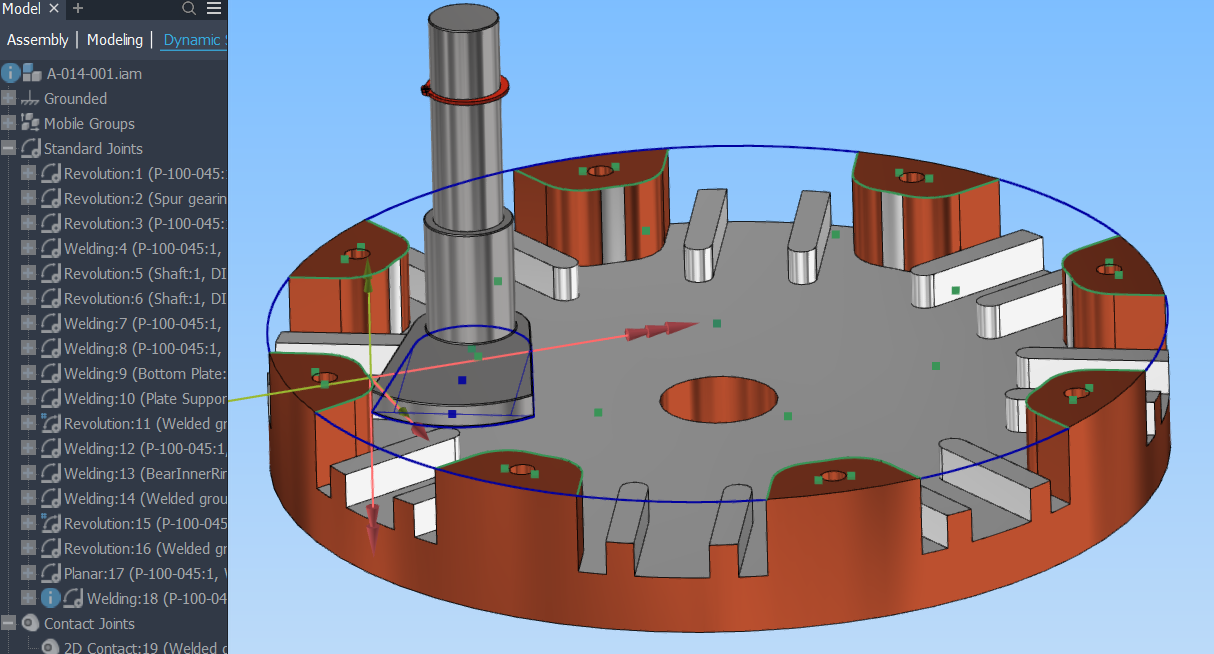 Bottle Filling Station (problem with contact set) - Autodesk Community