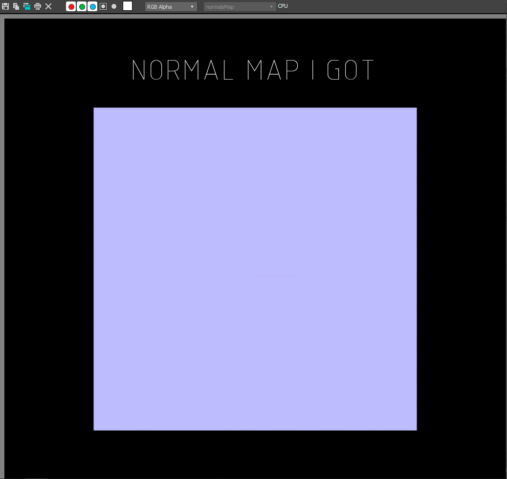 Render to Normal map issue: normal map is still flat - Autodesk Community