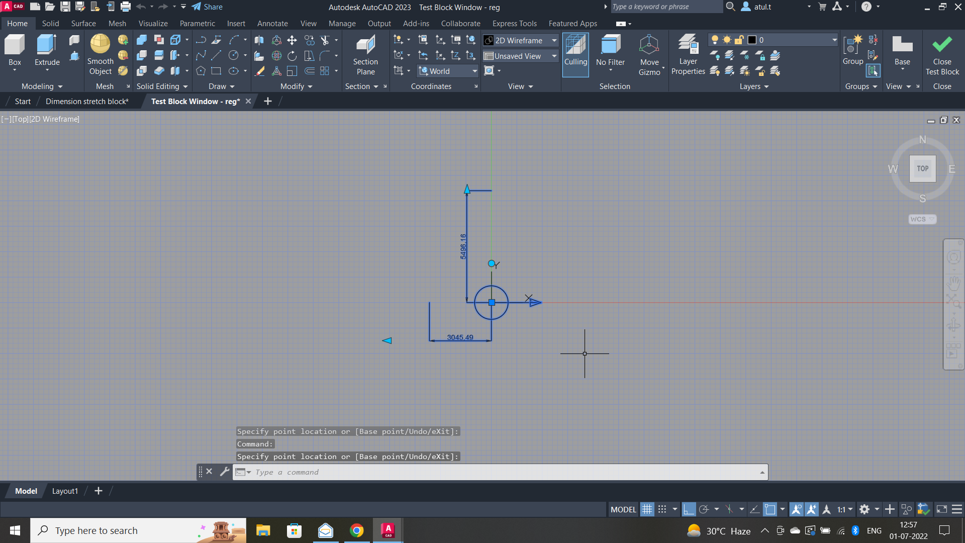 dynamics block stretch problem - Autodesk Community