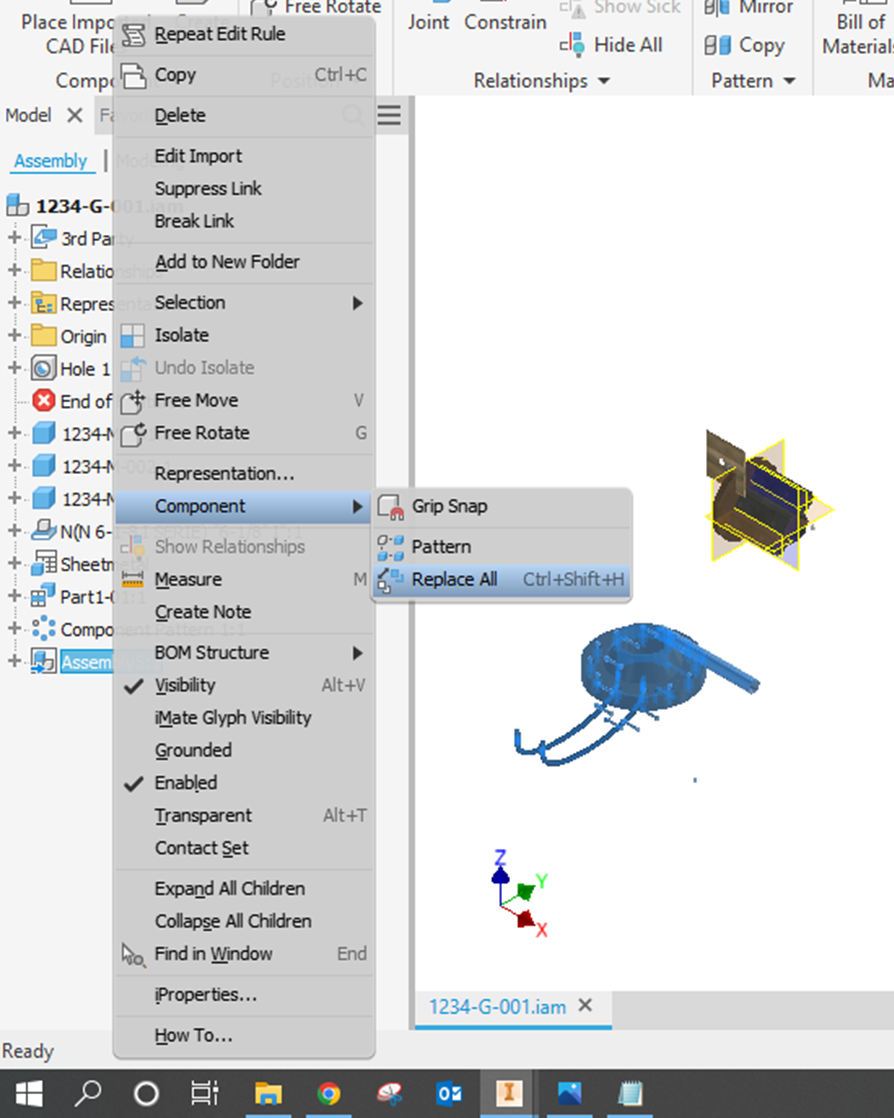 Replace Imported Component - Autodesk Community