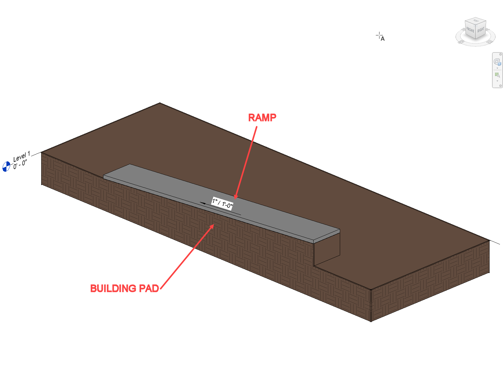 Solved: Ramp filled with "solid" remains with gap underneath - Autodesk ...