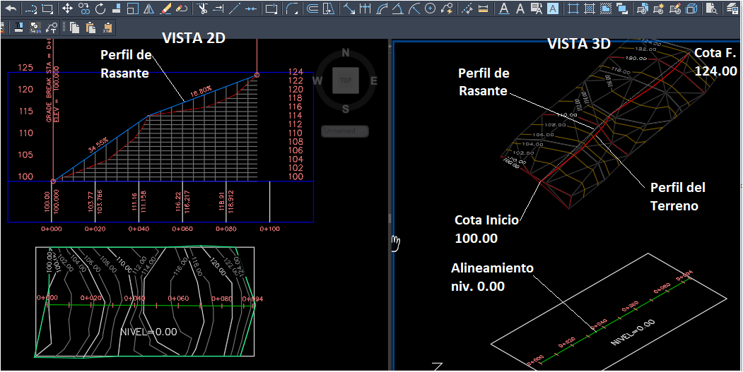 Solucionado: Alineamiento de obra lineal, no tiene la misma altura de ...