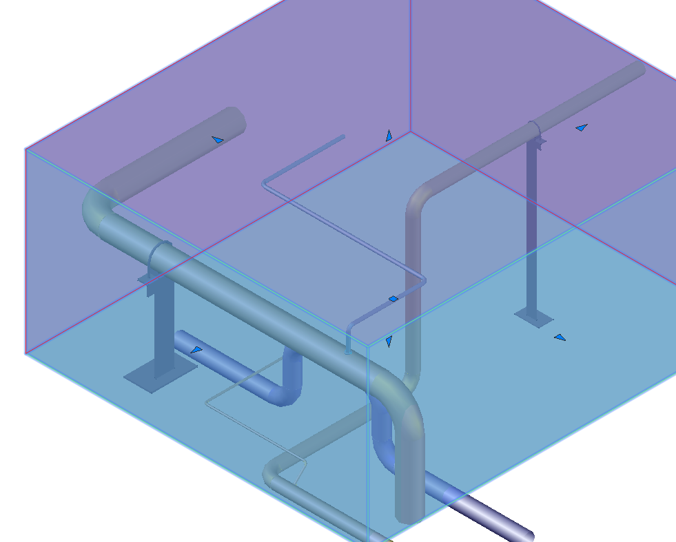 Sectional Slice of a 3D model assembly - with a specified view depth ...