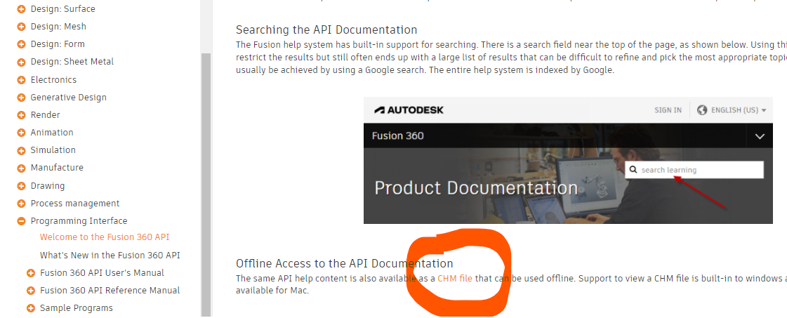 Solved: Issue with CHM API documentation file / july-2022 version ...