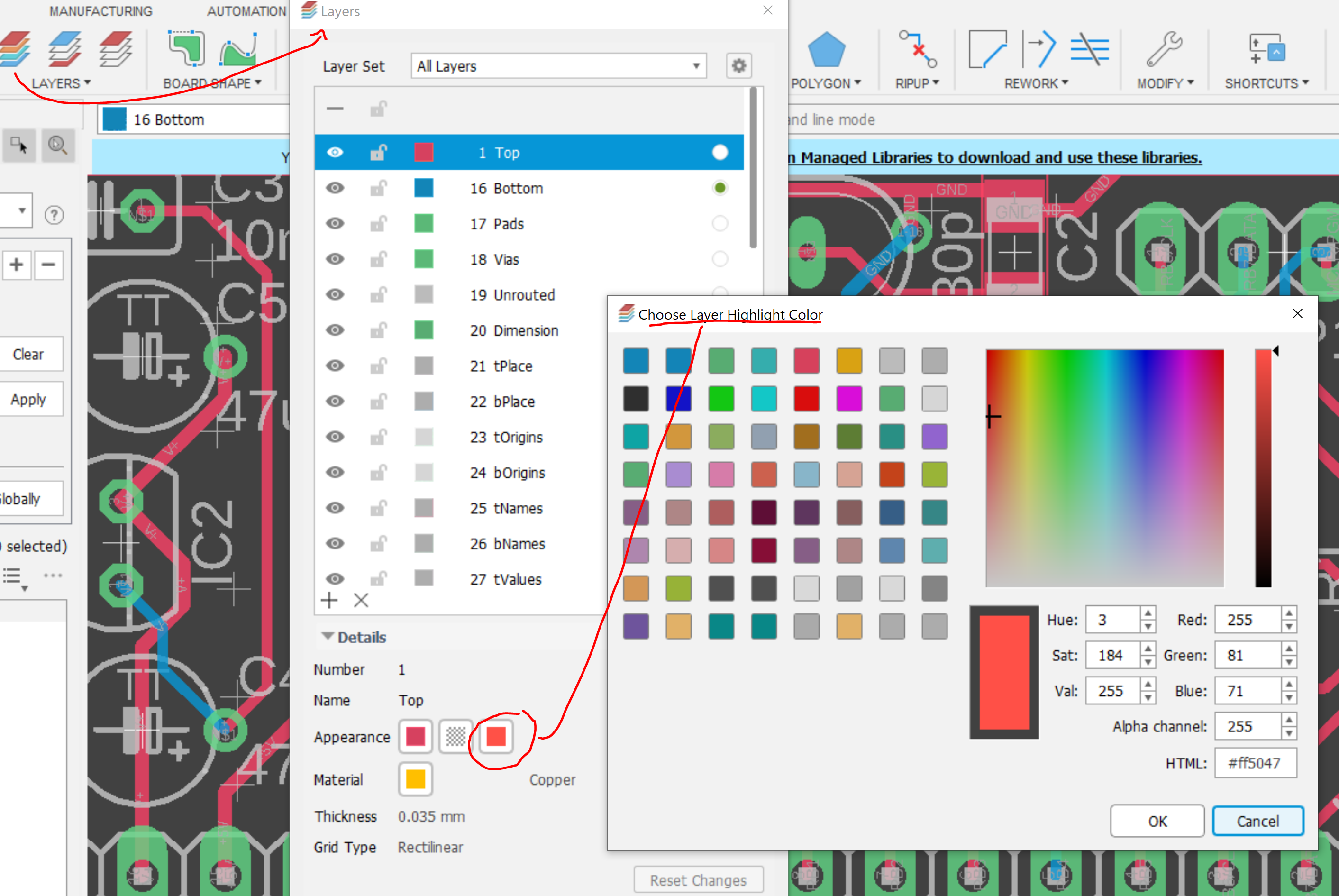 Solved: Highlight net not working in 2D PCB - Autodesk Community