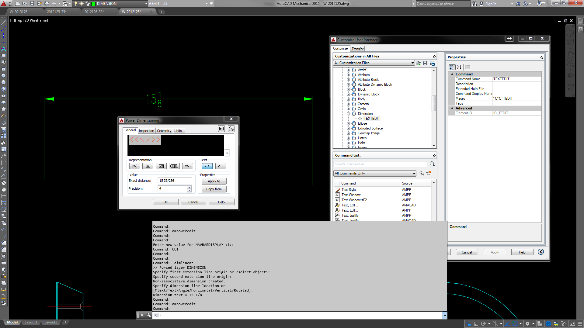 Using DDEDIT for double click dimension editing - Autodesk Community