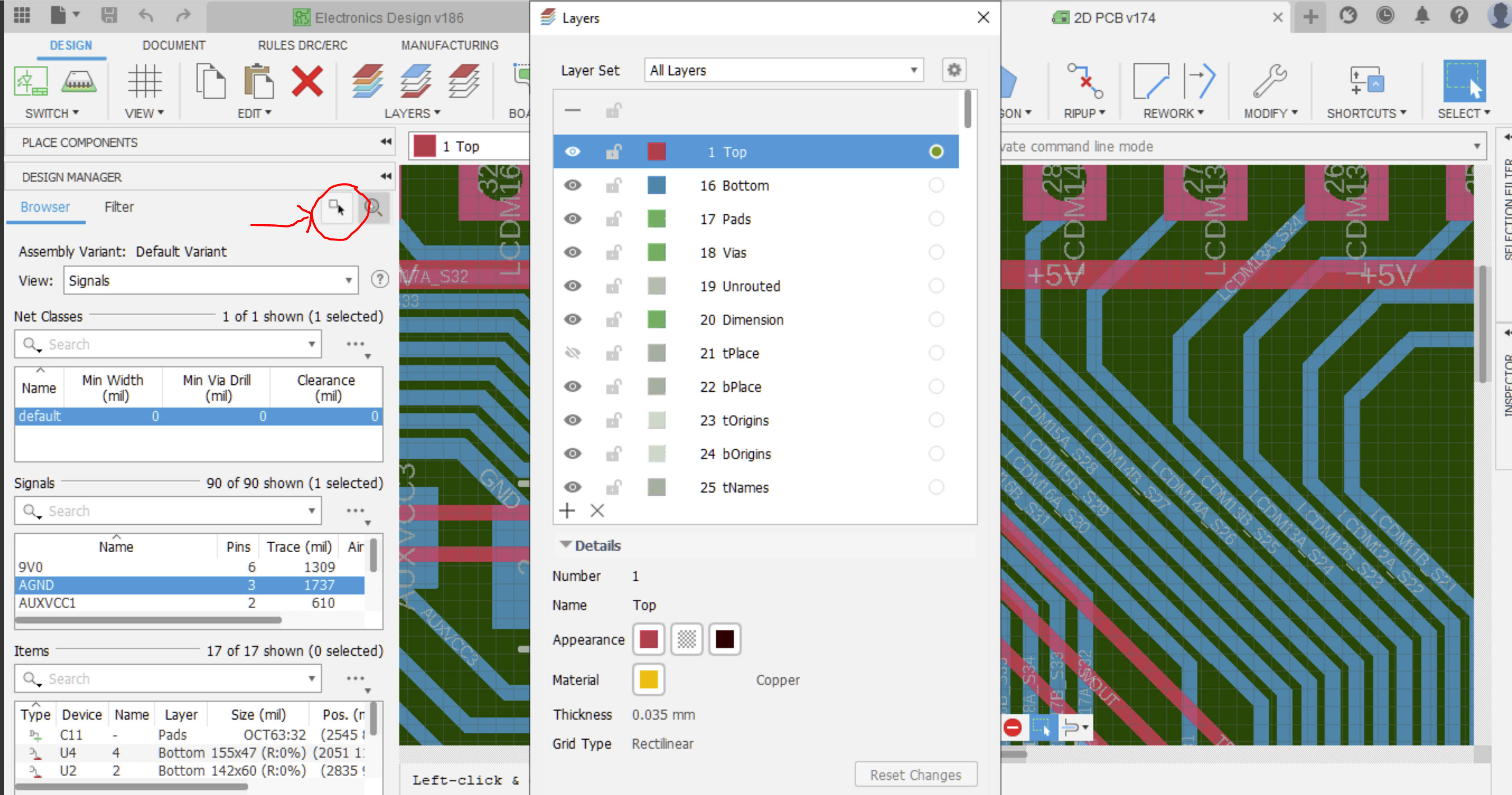 Solved: Highlight net not working in 2D PCB - Autodesk Community