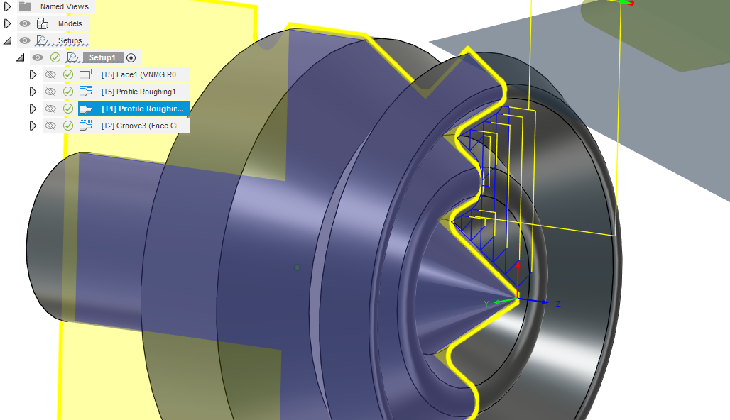 Solved: Turning : Face Groove pattern needs as profile rough and profile finish - Autodesk Community