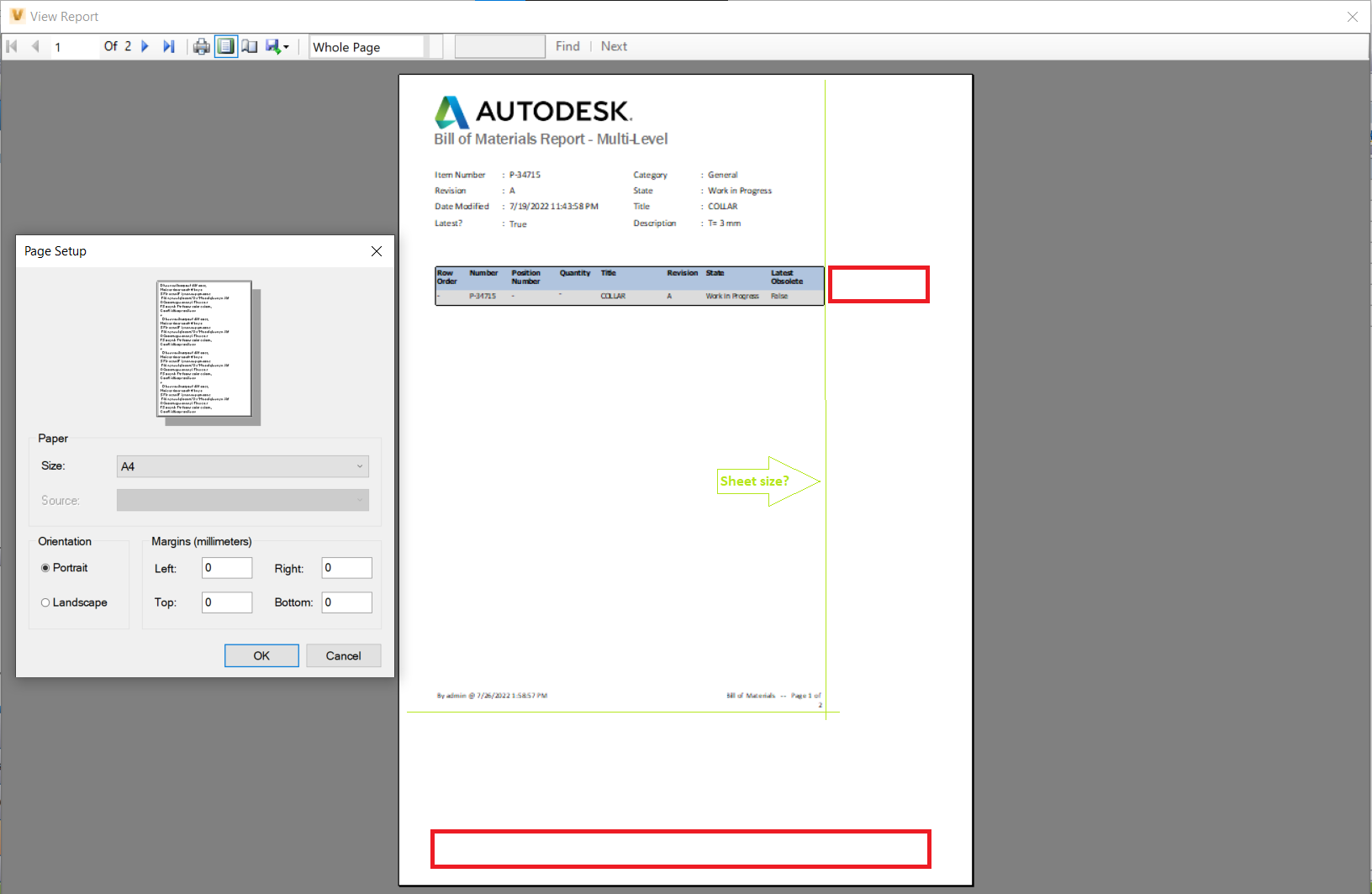 Solved: Report Pagination Bug? - Autodesk Community