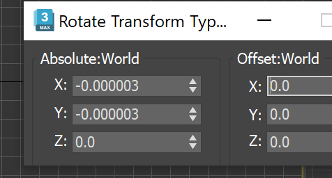 I can't zero out position and rotation values - Autodesk Community