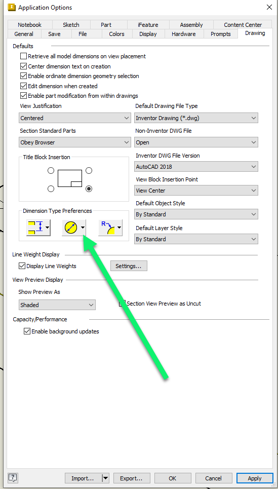 Solved: Have drawing dimensions default to Diameter vs Radius? - Autodesk Community