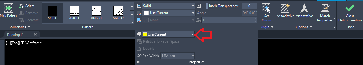 Solved: Hatch created in different layer - Autodesk Community