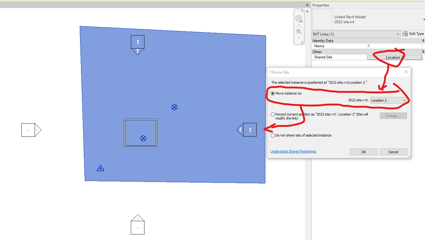Solved: Using design options to show different building locations on a ...