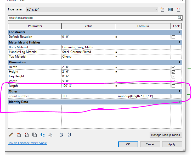 Solved: Calculated Parameter Formula - Autodesk Community