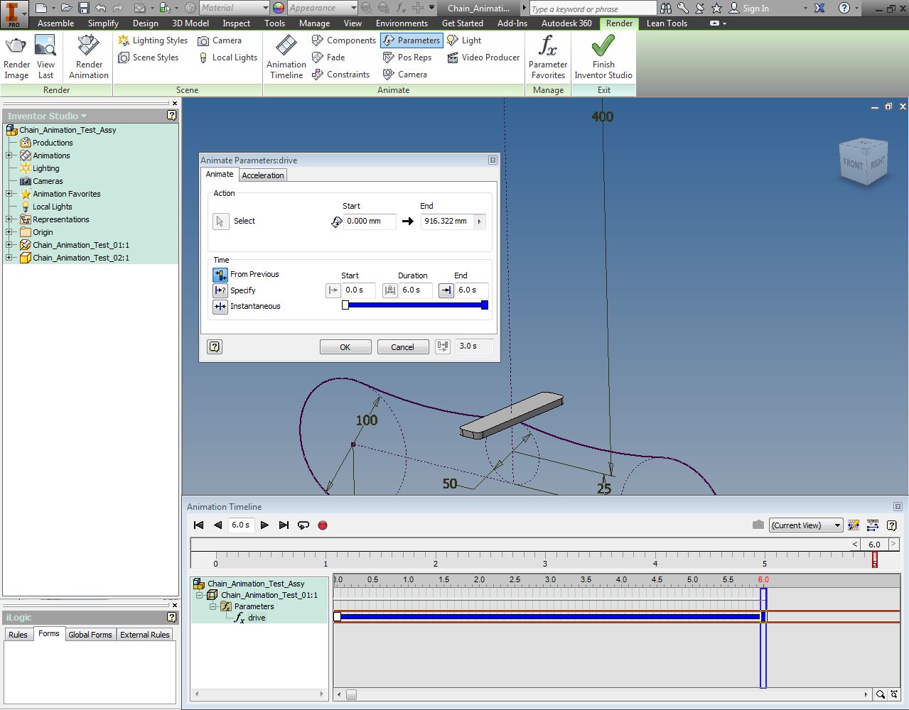 Solved: Chain Drive Animation - Autodesk Community