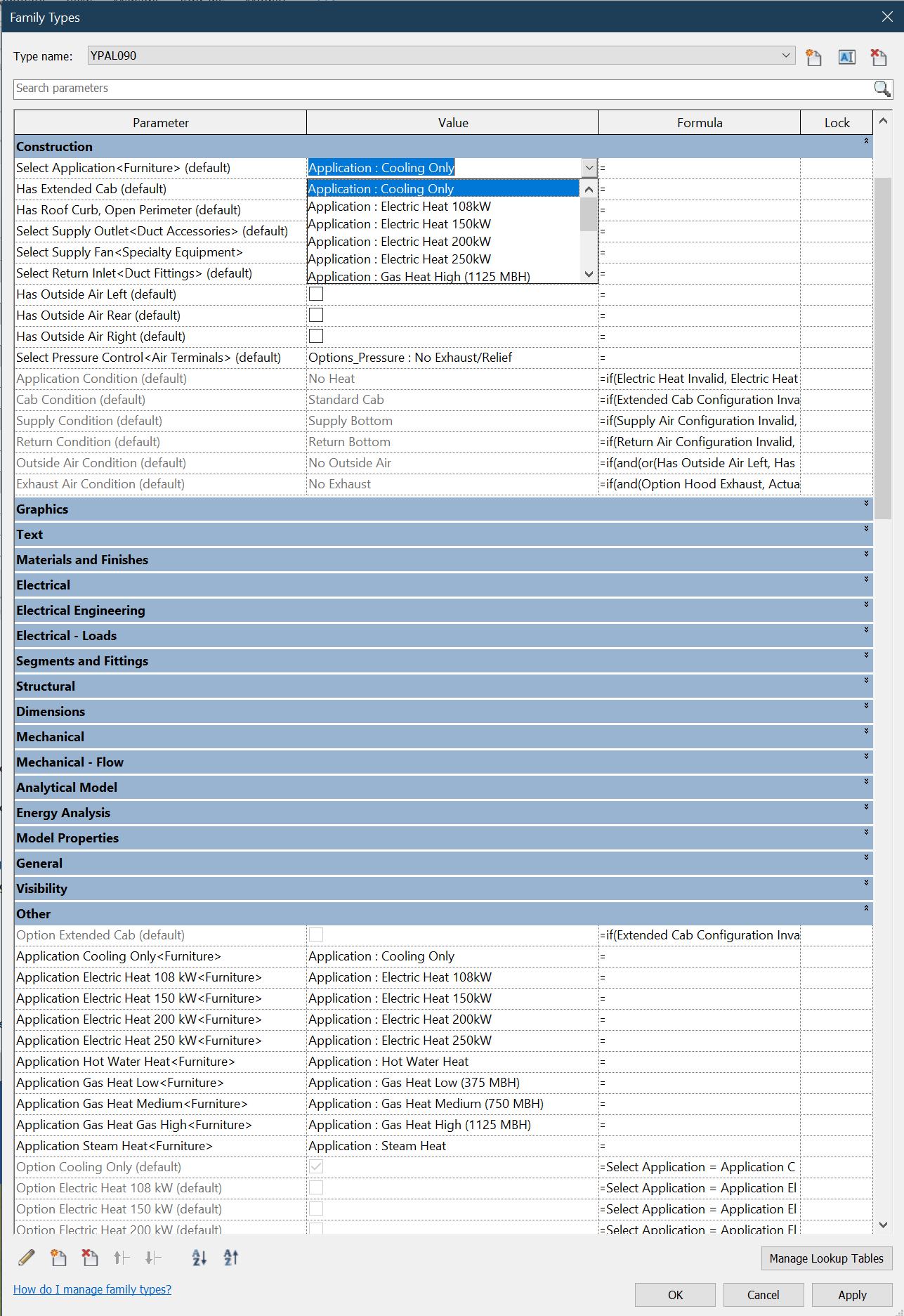 Constrain Text Values with Family Type Parameters in Revit