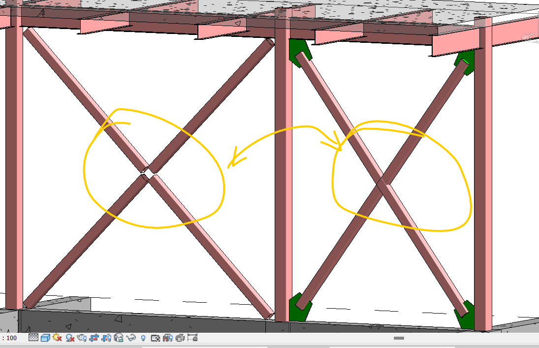 four Diagonal middle Gusset plate help - Autodesk Community