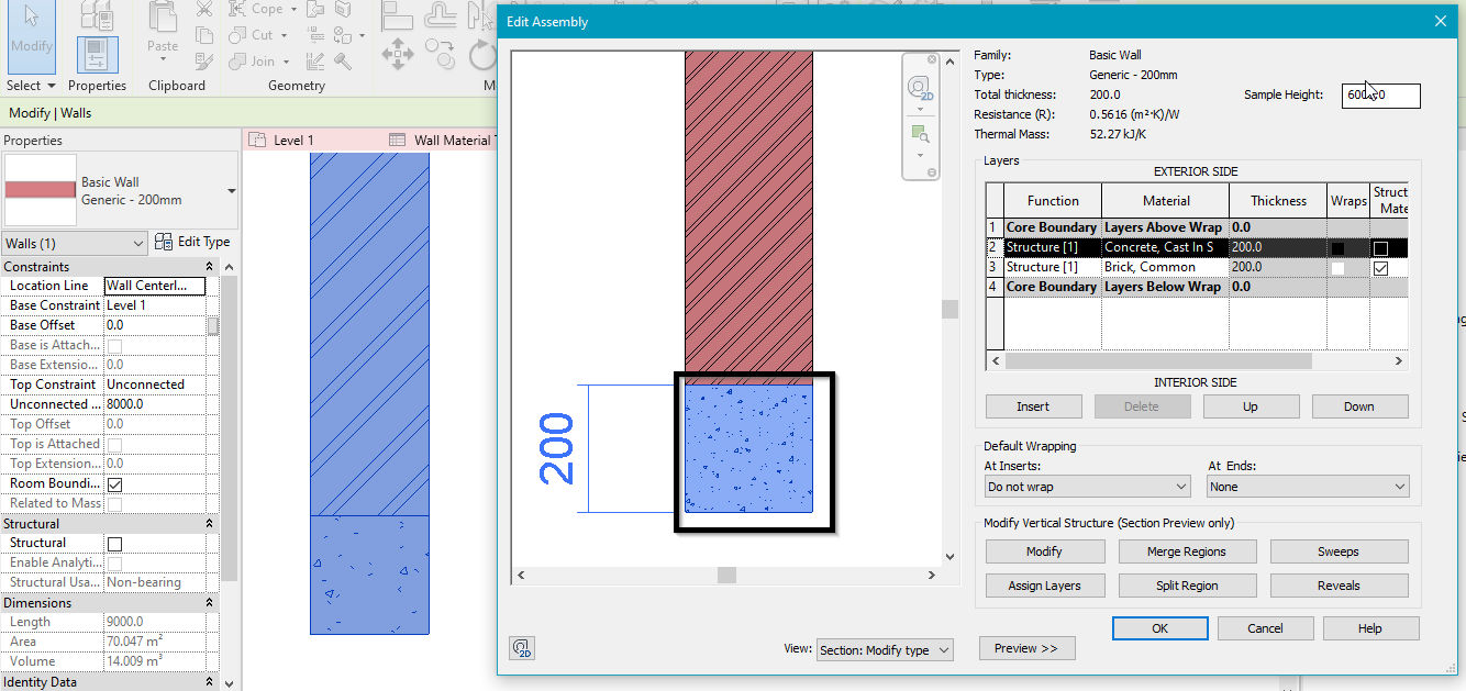 Material takeoff for modified wall - Autodesk Community