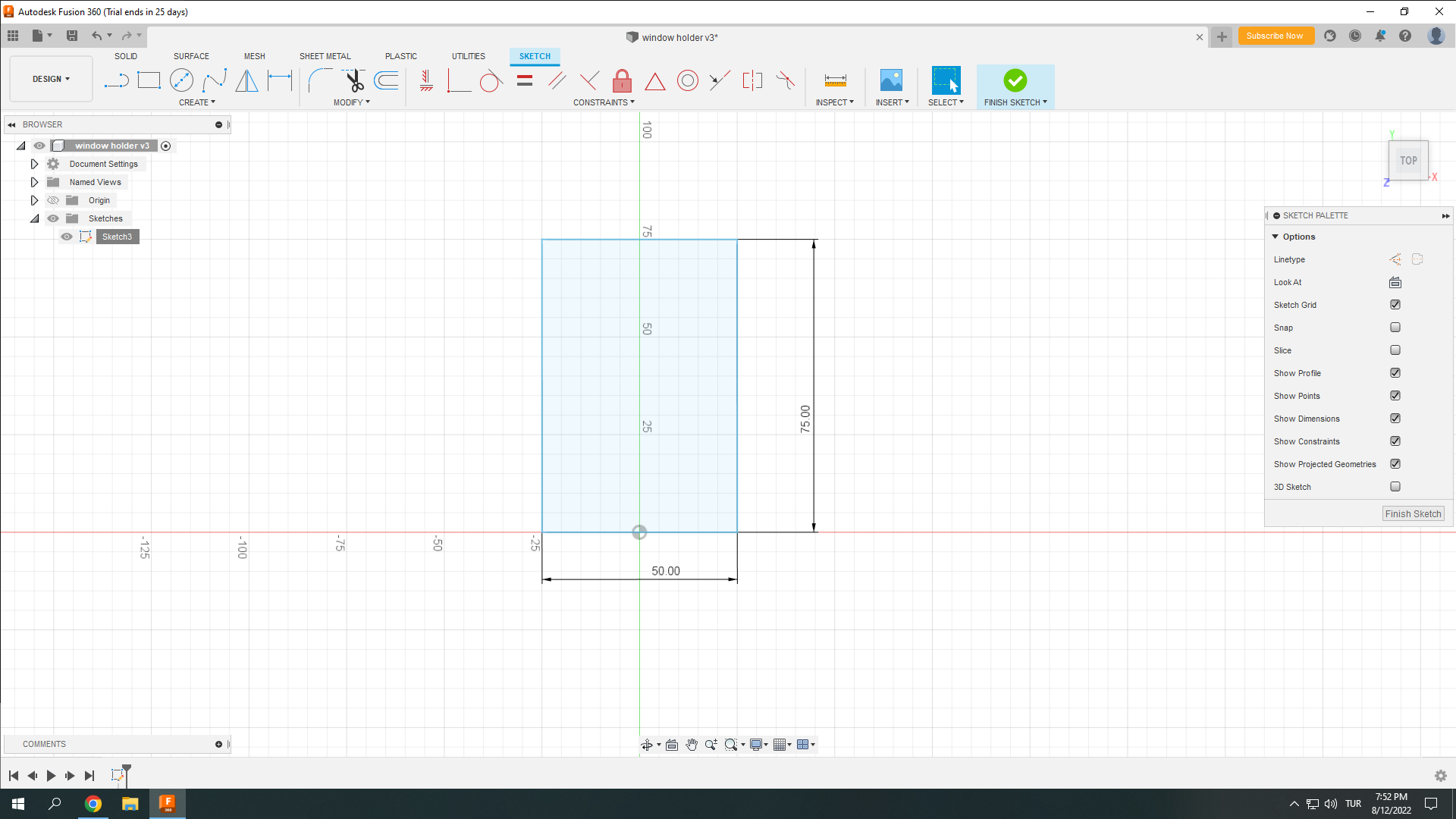 my sketch is not being fully defined - Autodesk Community